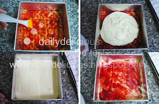 dailydelicious: President: Cream cheese mousse cake with a layer of ...