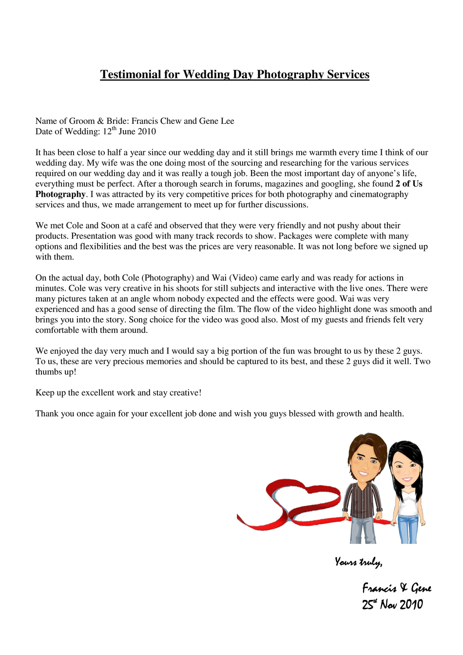 Natural, Journalistic & Glamorous Wedding Photography: Testimonial from ...