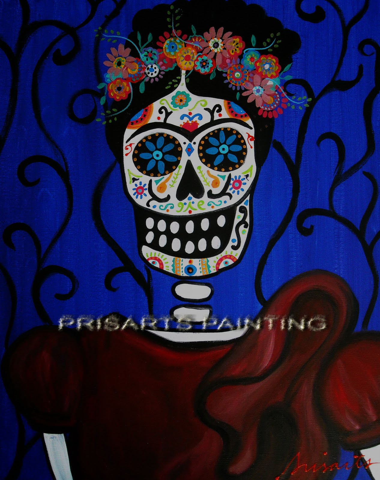 Gallery of Modern Folk Artist Pristine Cartera-Turkus: FRIDA KAHLO DIA ...