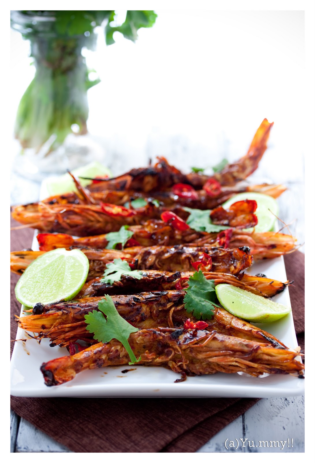 Kitchen notes: Indonesian BBQ Prawn