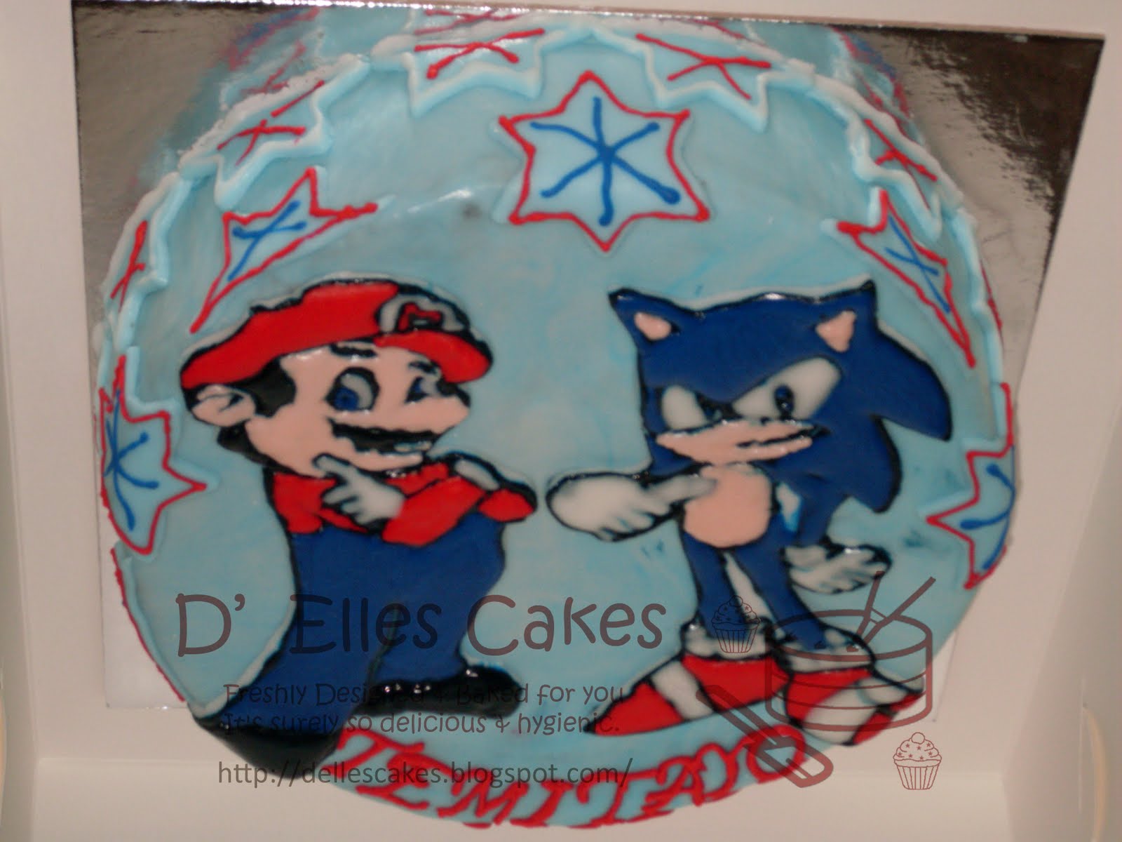 All to THE GLORY of GOD: MARIO & SONIC CAKE