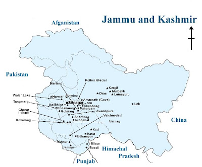 Facts about Kashmir: Maps of Kashmir