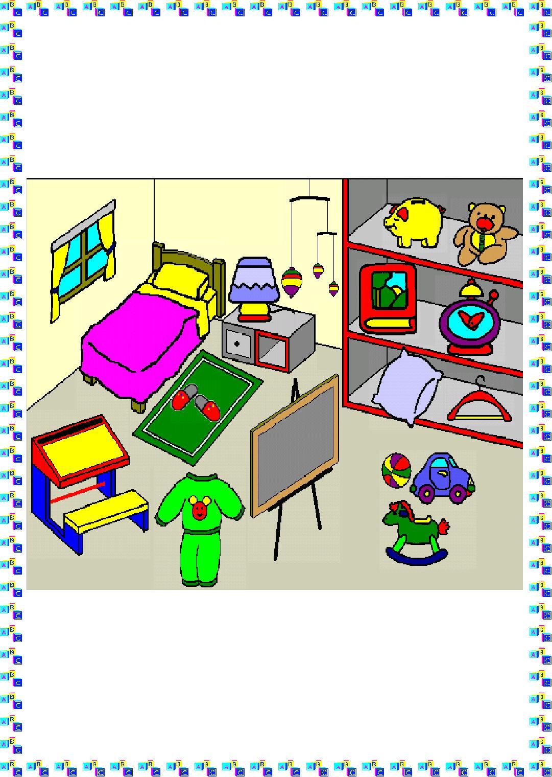 LOS TESOROS DE MI BAULITO: JUEGO DE LA CASA Y SUS HABITACIONES