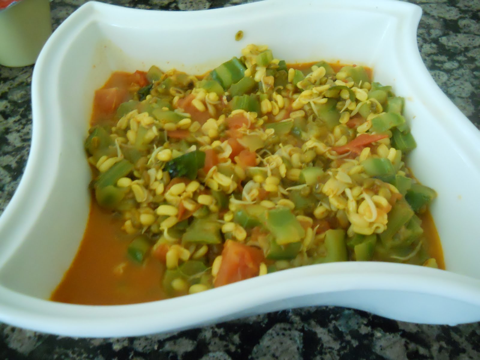 Indian Cooking: Beerakaya Sprouts Curry