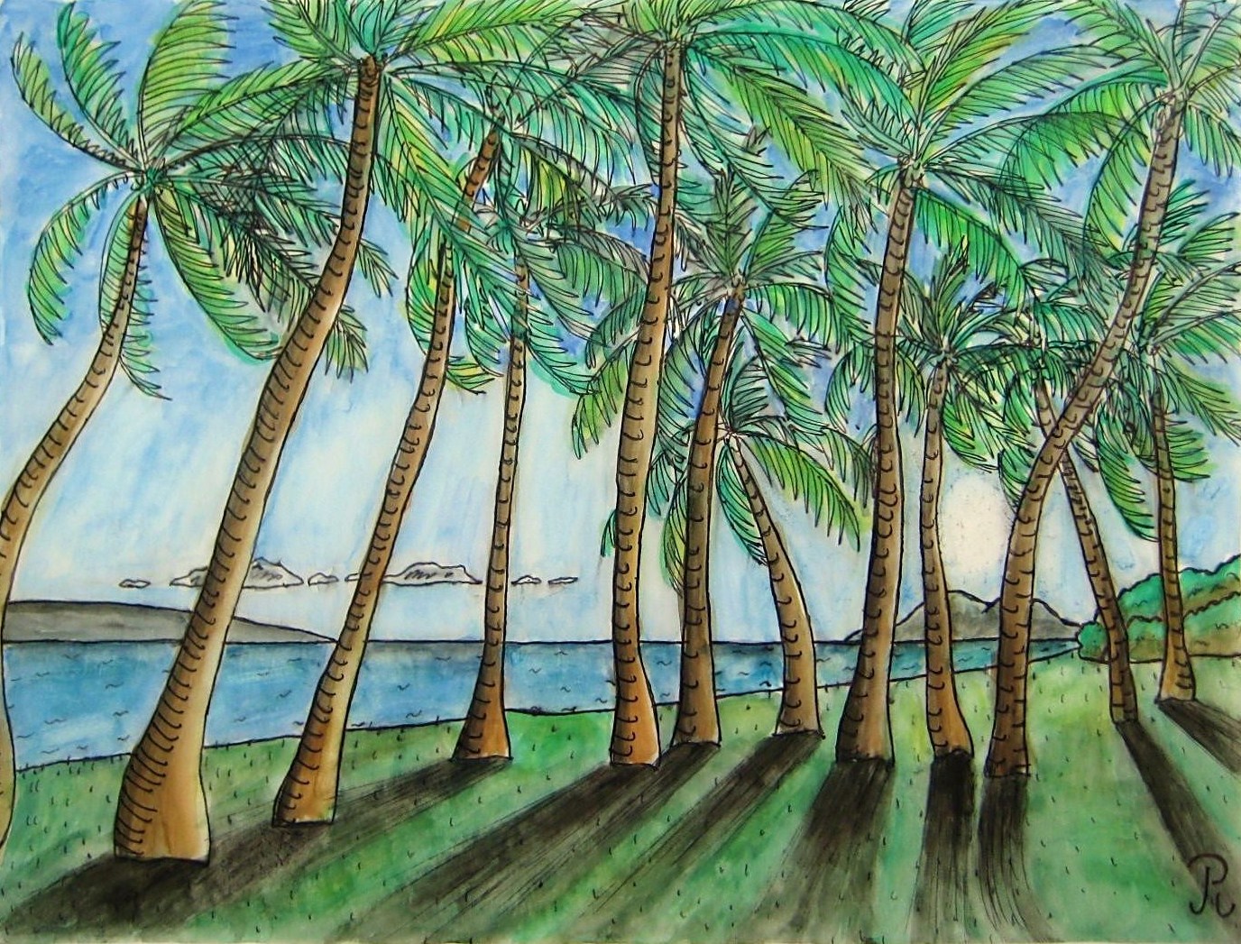 Paula Reynolds Art Blog: Coconut Palms