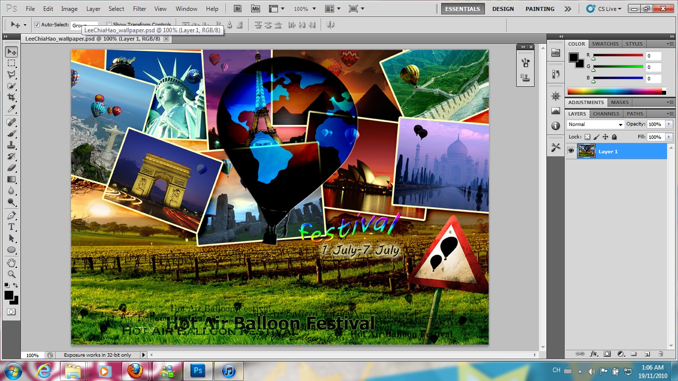 Computer Graphic 2: Assignment 1 Wallpaper Final