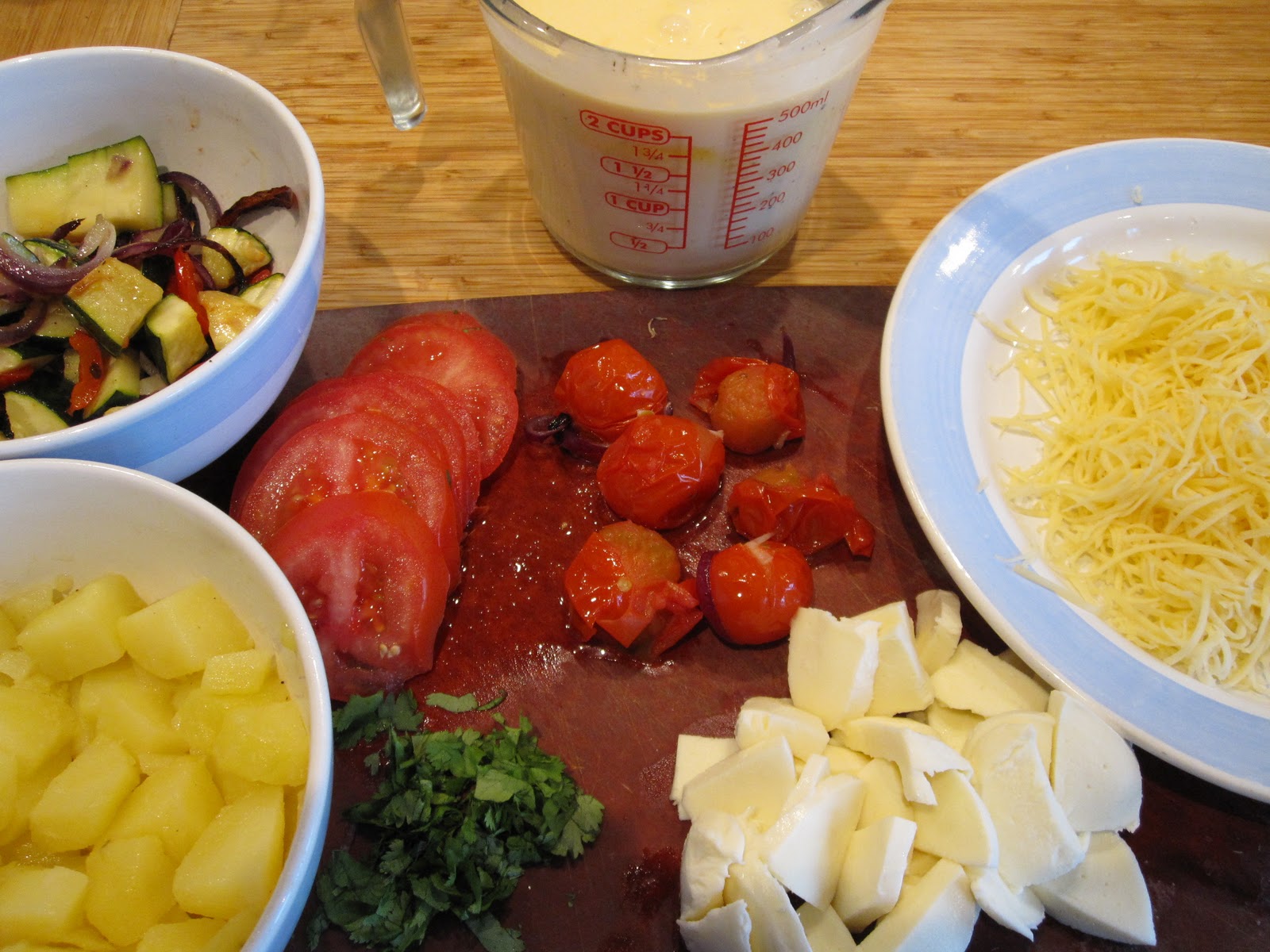 Food Devil: Potato & Roast Vegetable Mini Quiches