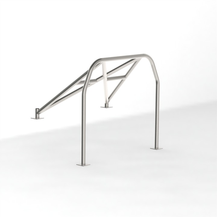 Blue: Roll cage design P2