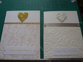 Tracy's handmade blog: Cuttlebug anniversary cards