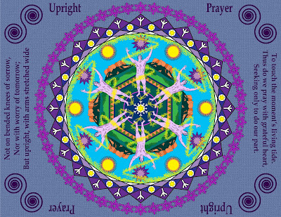 Nightblooming Free Downloads: UPRIGHT PRAYER MANDALA WITH POEM