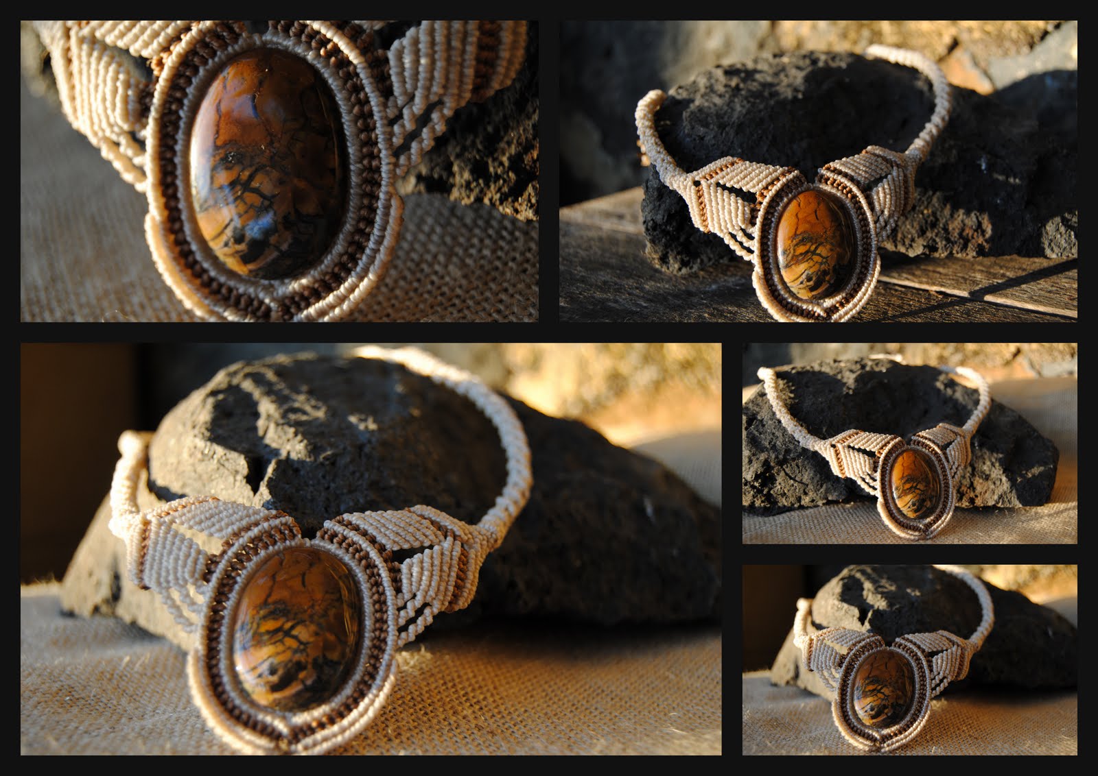 Artesania en Macramé: COLLARES MACRAME