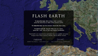Google Earth: Flash Earth