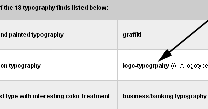 SCHOOL OF TYPE: Typographical Error