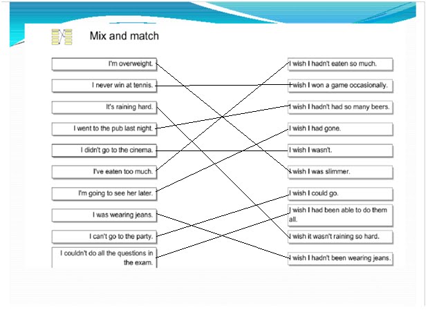 English level 4 activities: 6-12 september exercise