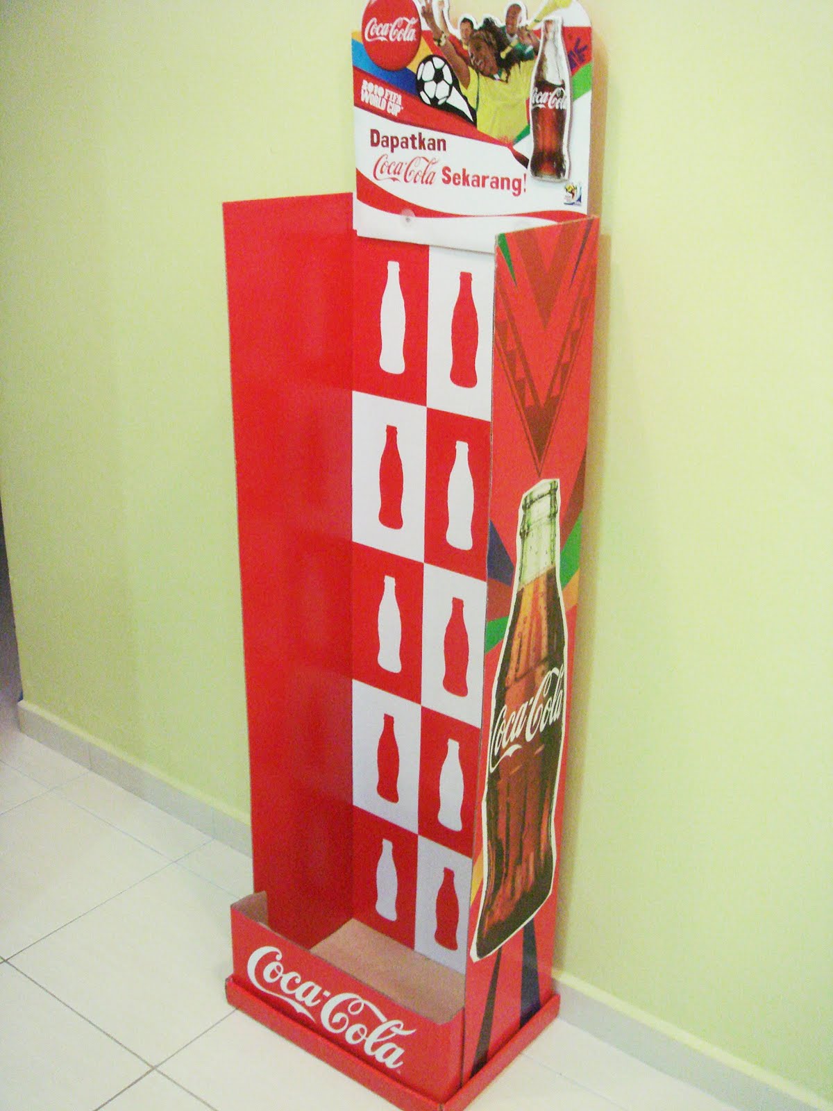 Apa Yang Best Sangat??: Standee Cardboard Coca Cola FIFA2010 World Cup