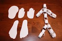 Craftin' Texan: Paper Chain Skeleton