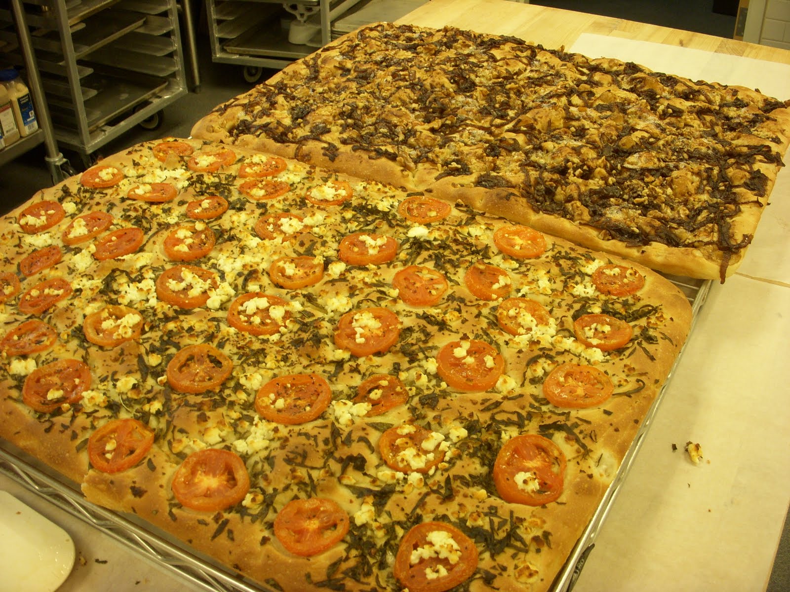 Live Well Eat Often Snack Much Marble Rye Focaccia Tyrolean Cake