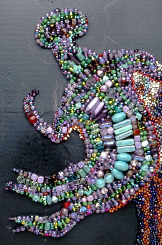 Potomac Fiber Arts Gallery: Beadwork in Brick Stitch