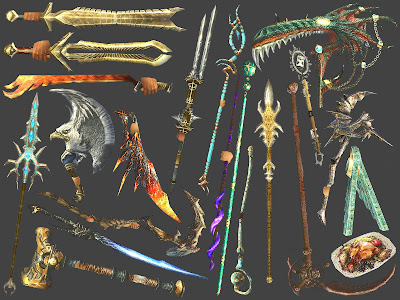 PINEAL CREATIONS: Guild Wars Weapons