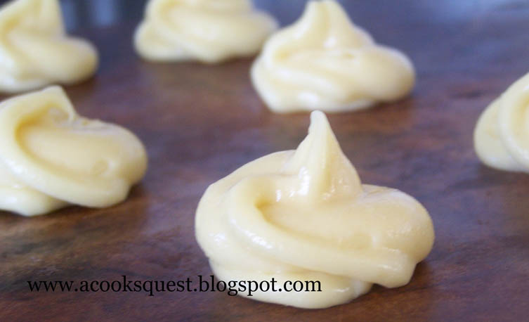 A Cook's Quest: Pâte à choux (batter for cream puffs and eclairs and ...