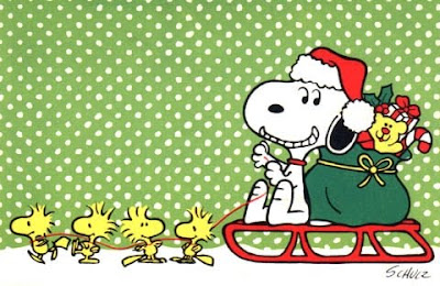 Free Christmas Cards: Snoopy Christmas Wish Cards