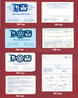 Disney On Parole: Disney Main Gate Pass 81'-84'