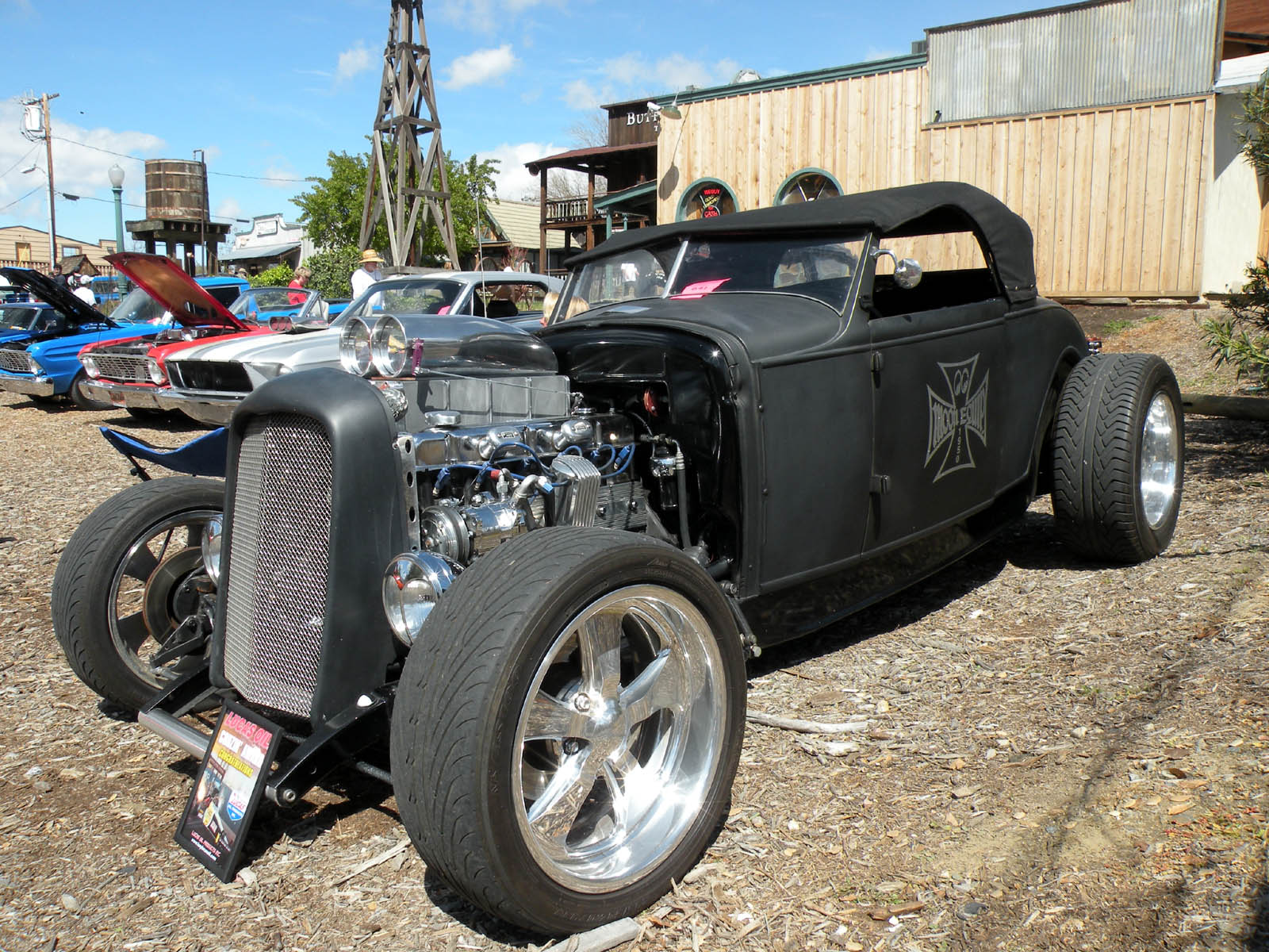 Just A Car Guy: Ever seen a ford slant six in a hot rod?