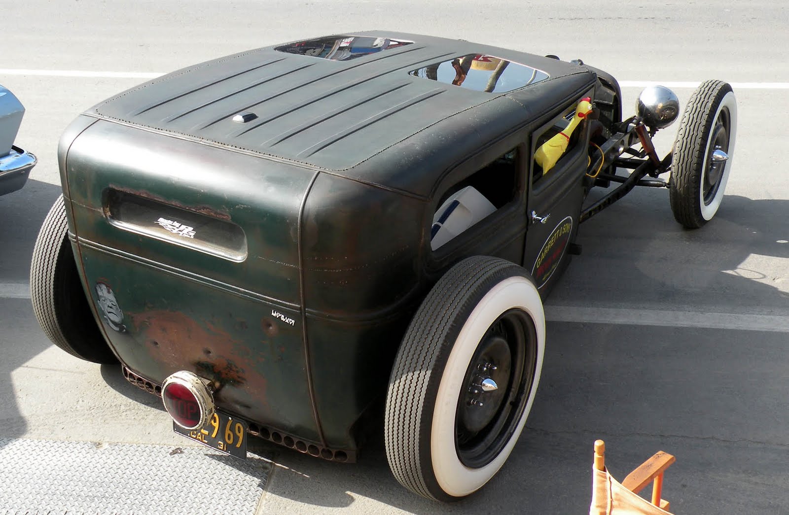 Just A Car Guy: Ricky Bobbys Rod Shop rat rod Frankenstein. I dig it ...
