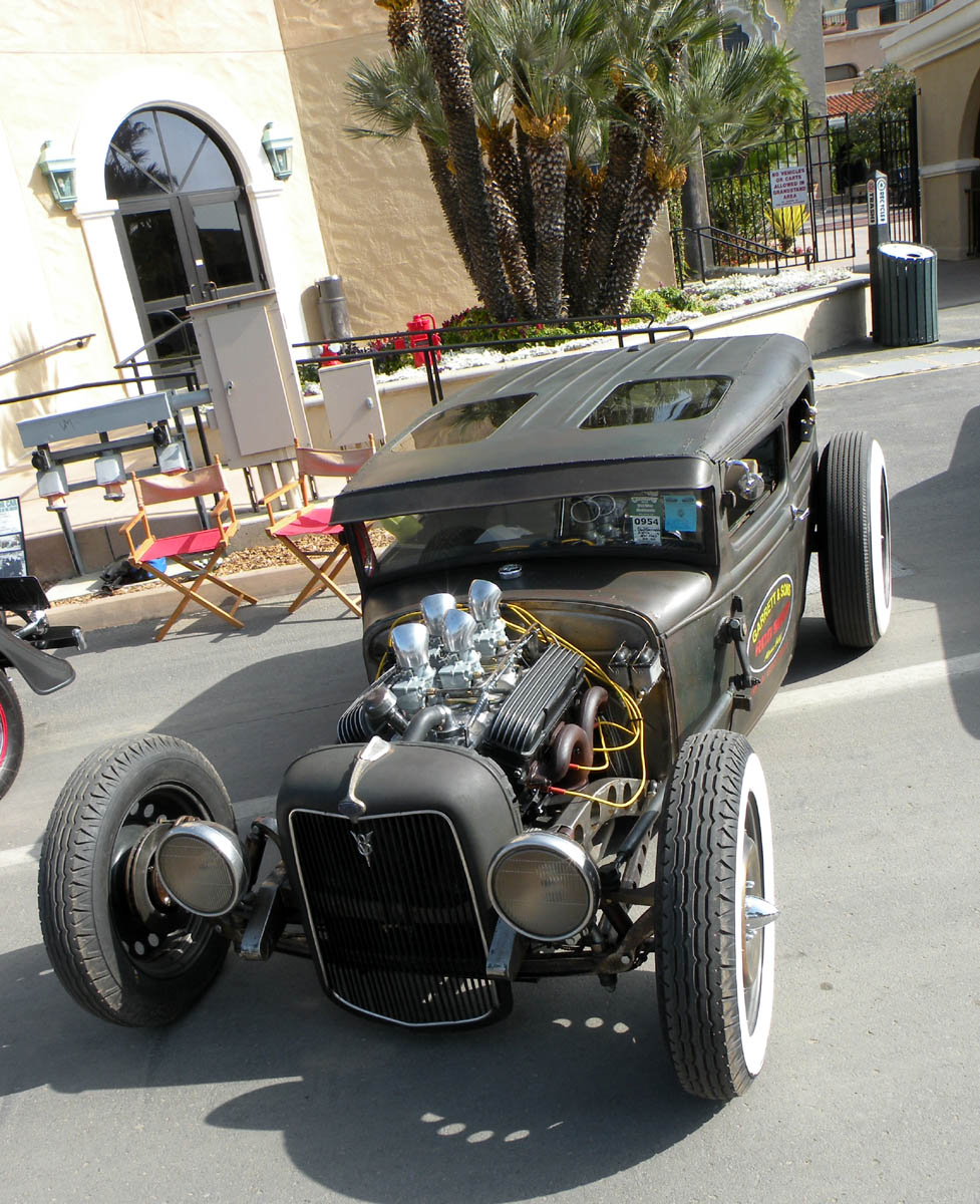Just A Car Guy: Ricky Bobbys Rod Shop rat rod Frankenstein. I dig it ...