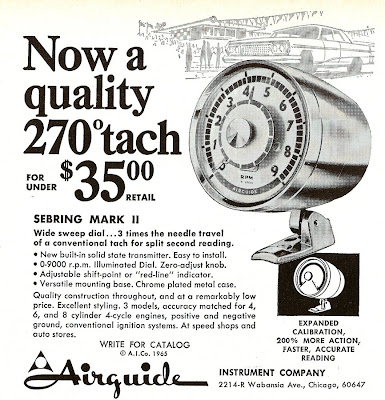 Just A Car Guy: Airguide Tachometer advertising