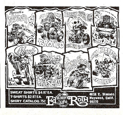 Just A Car Guy: Ed "Big Daddy" Roth advertisements from 1966 for his ...