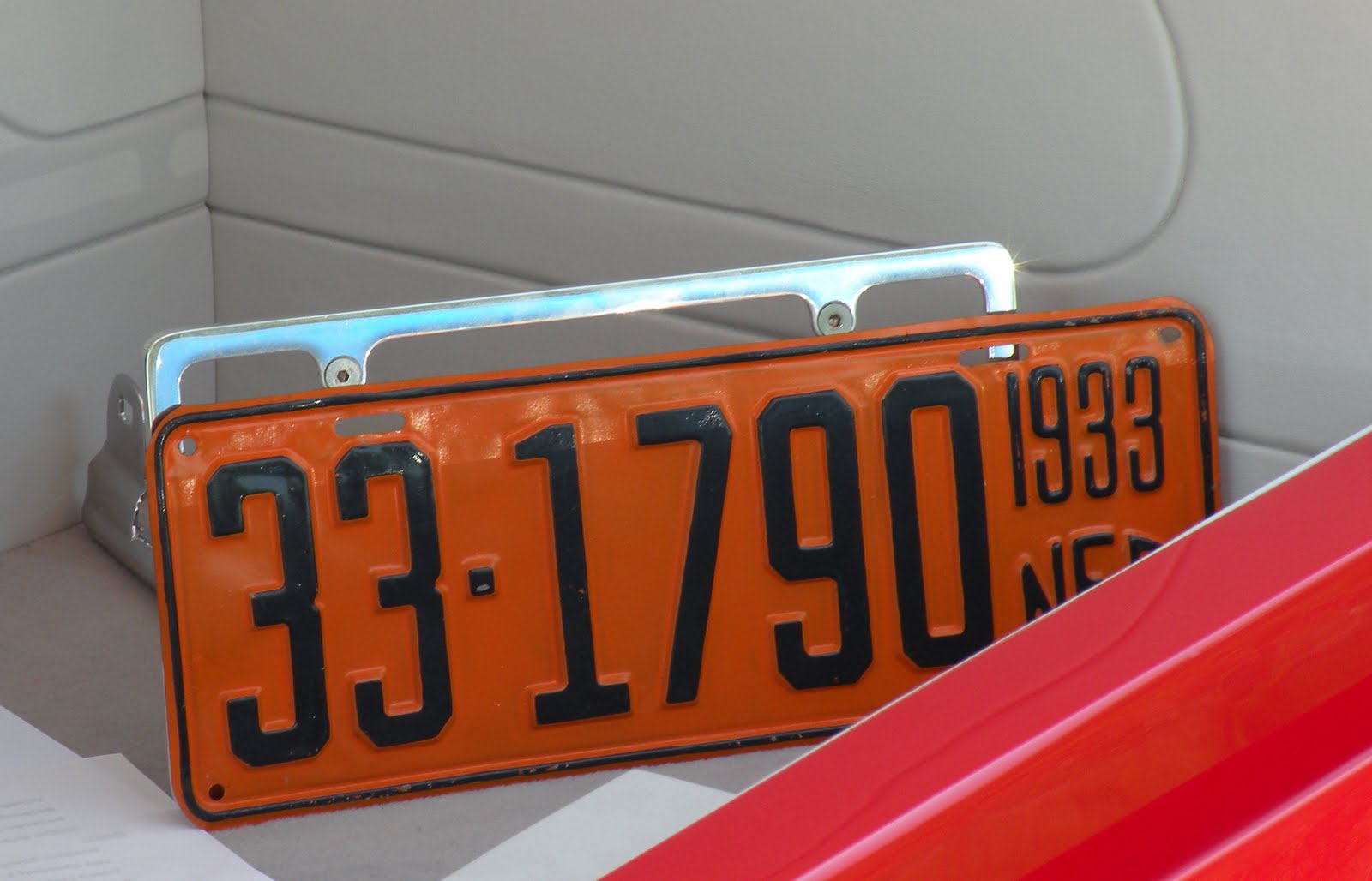 Just A Car Guy: A variety of cool old license plates at the LA Roadster ...