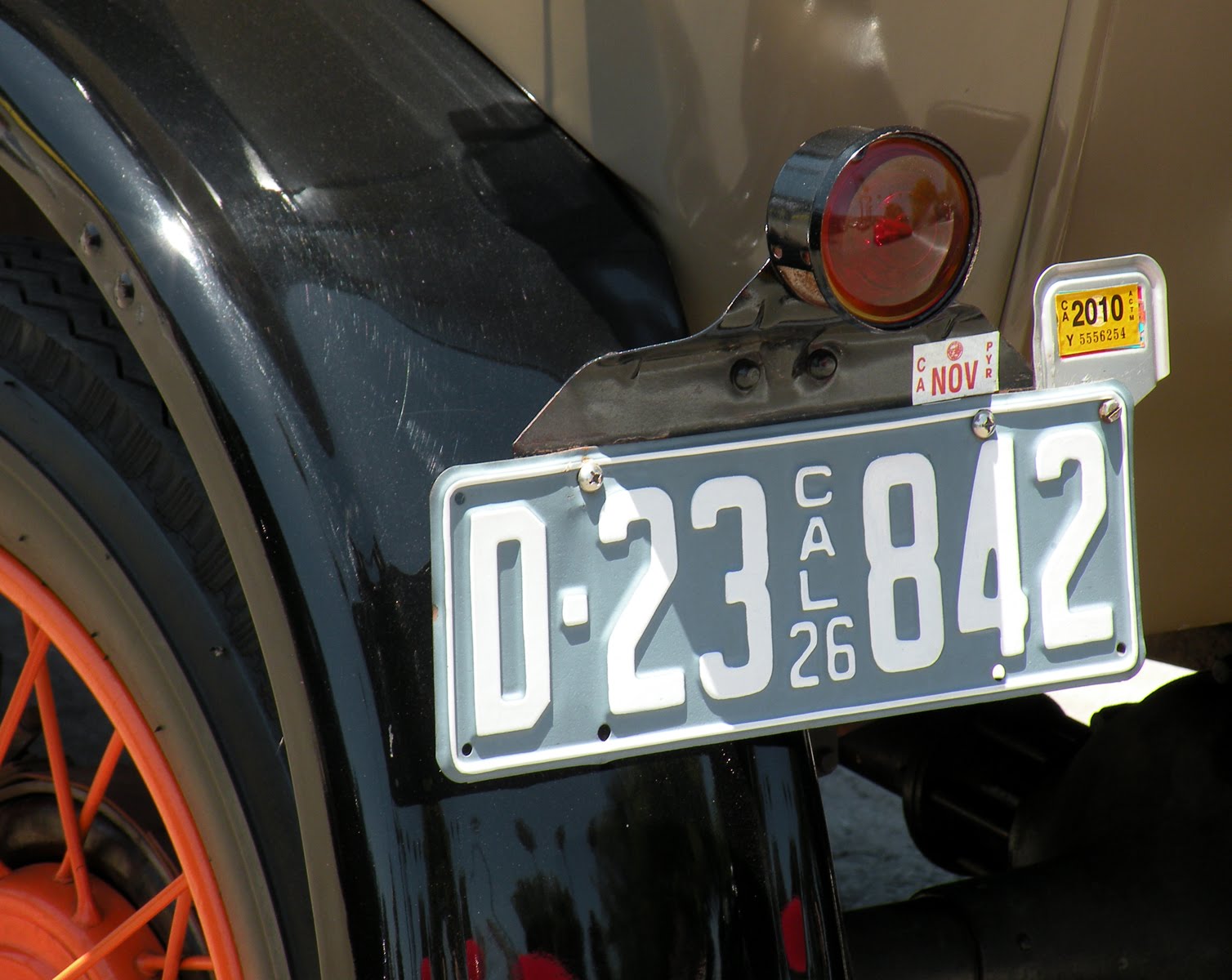 Just A Car Guy: A variety of cool old license plates at the LA Roadster ...