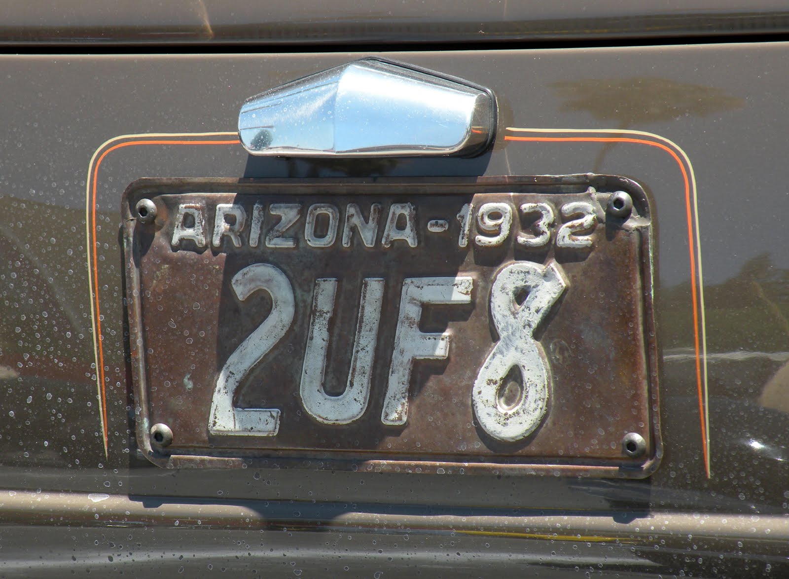 Just A Car Guy: A variety of cool old license plates at the LA Roadster ...
