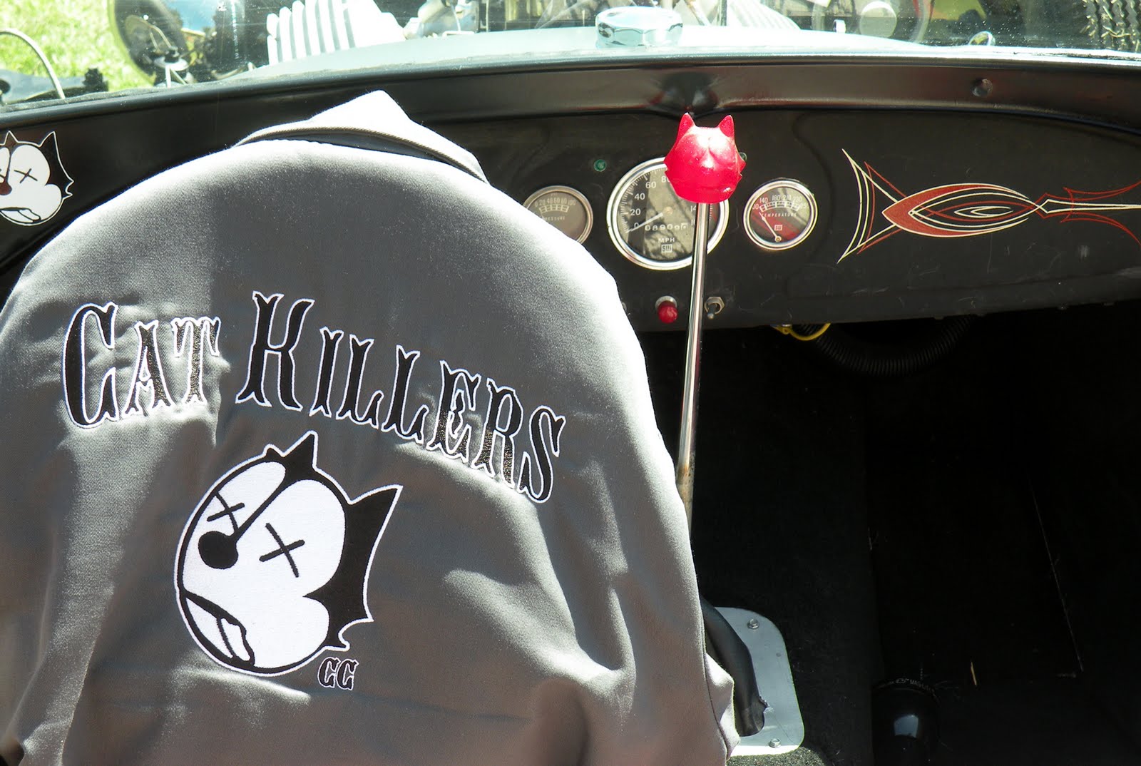 Just A Car Guy: Variety of shifter handles at the Primer Nats, find ...