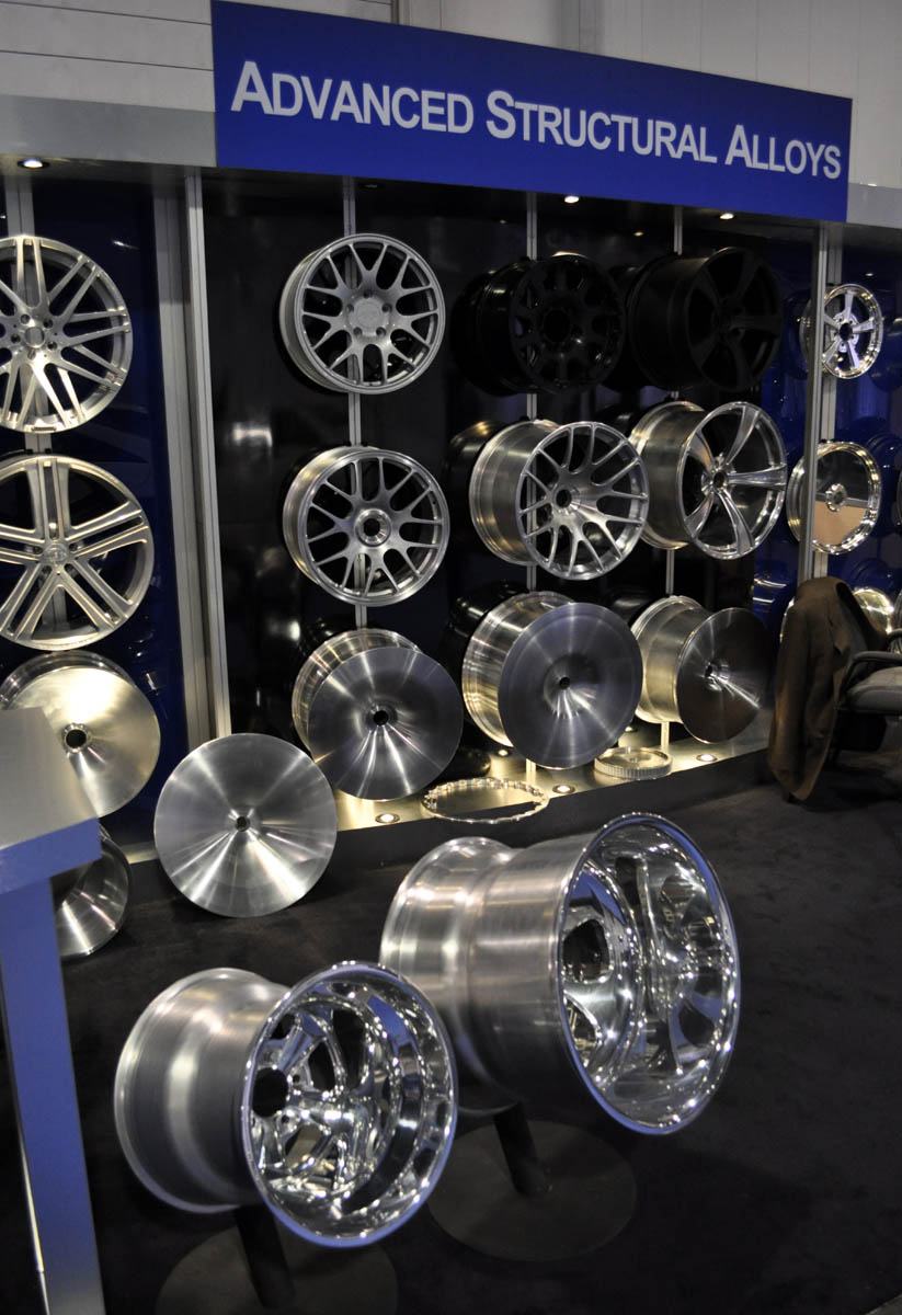 Just A Car Guy: The tires and rims display area at SEMA, the stuff that ...