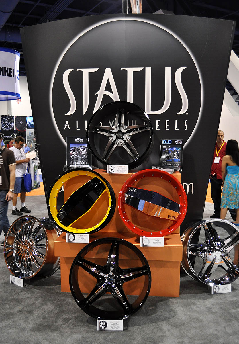 Just A Car Guy: The tires and rims display area at SEMA, the stuff that ...