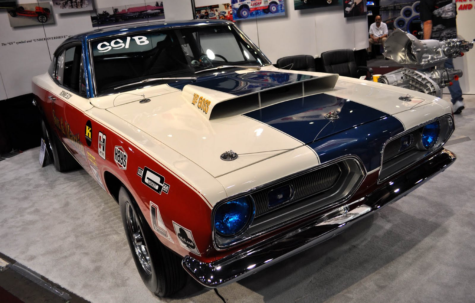 Just A Car Guy: Sox and Martin Super Stock Barracuda on display at the ...