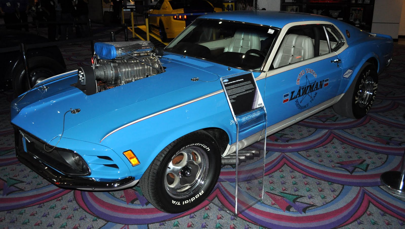 Just A Car Guy: The Lawman, Boss 429 Mustang that AL Eckstrand brought ...