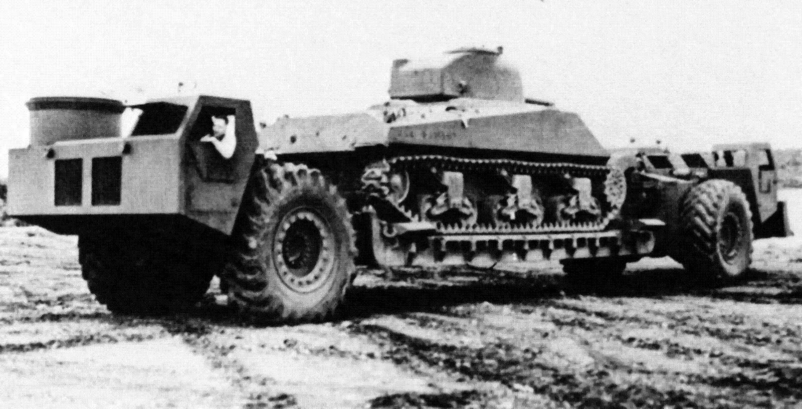 Just A Car Guy: Moving tanks with single and double ended semi tractors ...