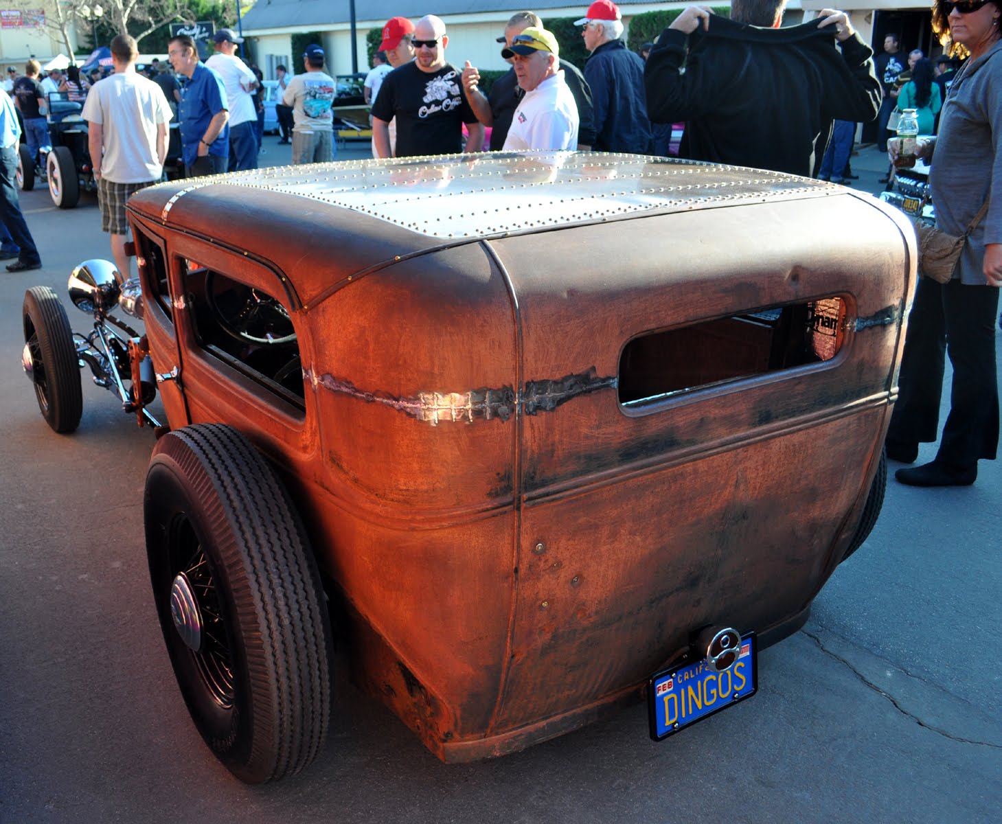 Just A Car Guy: Mike Dingillo's riveted rat rod