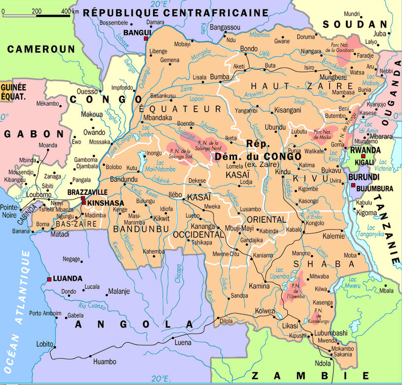 La France sur les timbres du monde : French presence on stamps: ZAIRE ...