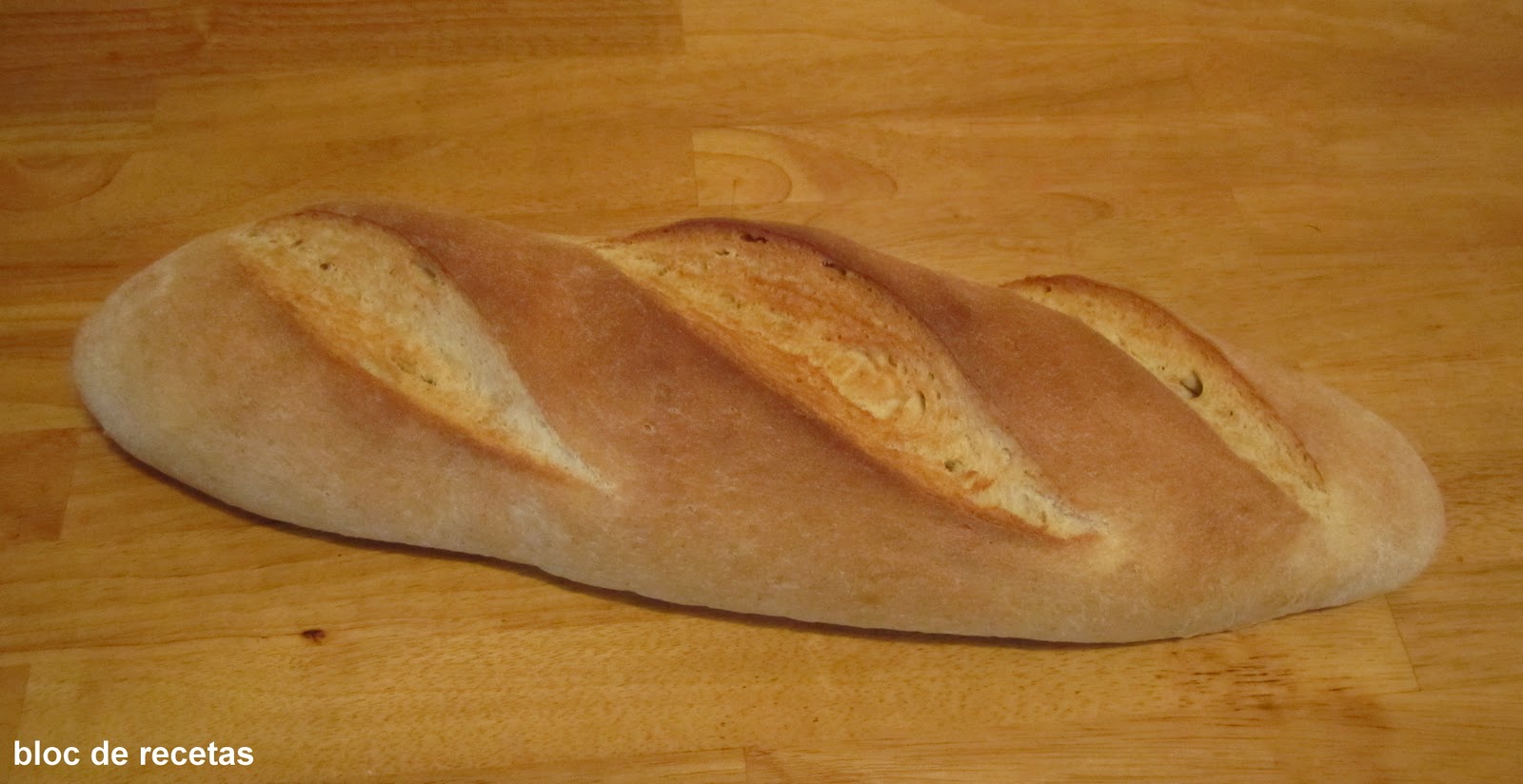 Bloc de recetas: Pan de barra (paso a paso)