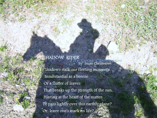 Cowichan Valley Arts Café: Shadow Rider, a poem by Susan Christensen