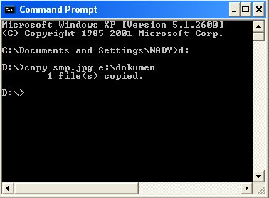 belajar: Cara Copy File Dengan Perintah CMD