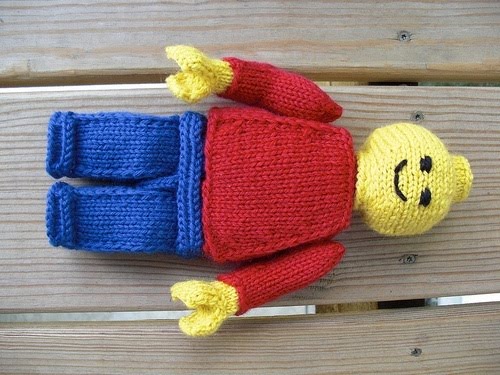 Minifelts: Knitted Lego
