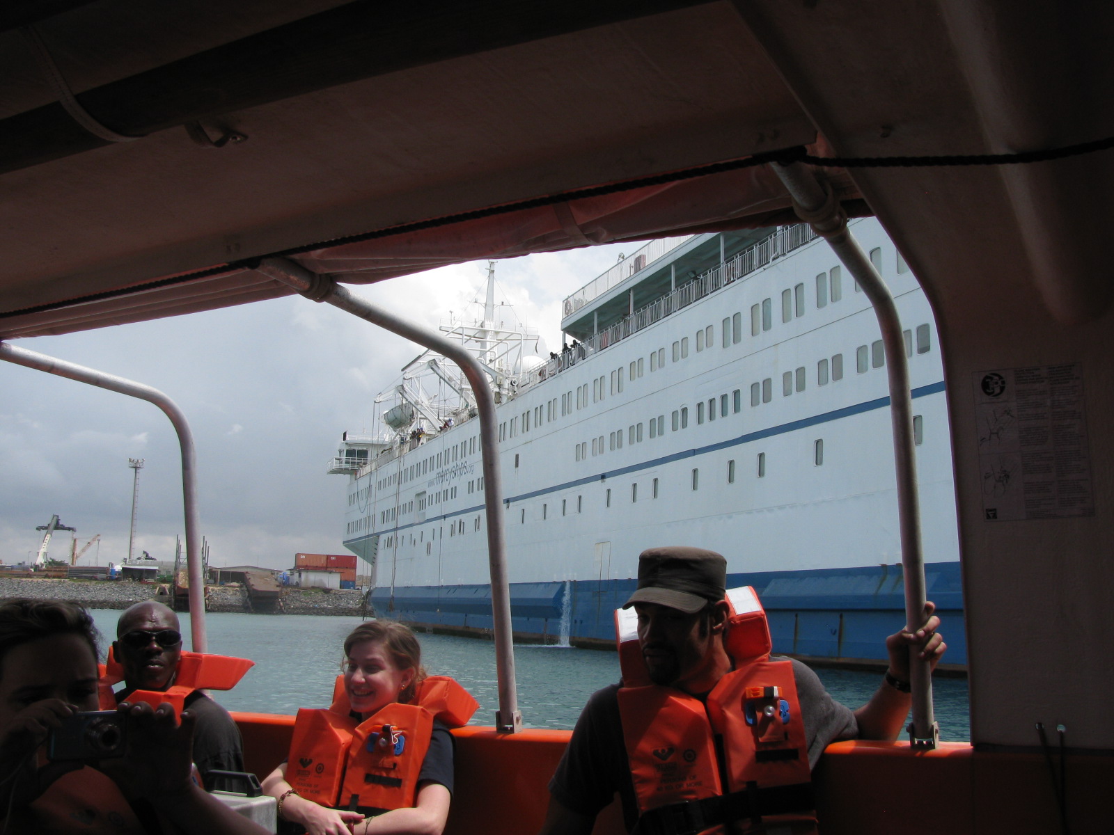 Murray & Candace's Adventures: Another day of lifeboat training...