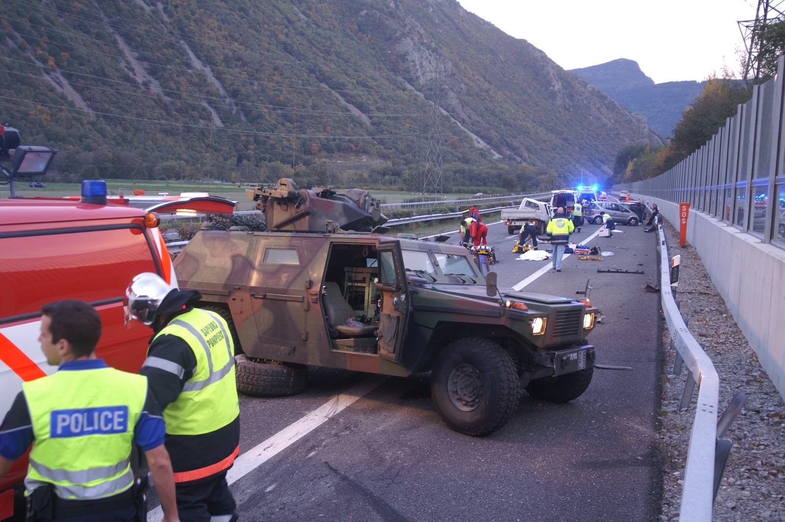 EA: Autoroute A9 : accident de circulation, 2 morts et 5 blessés