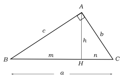 Teorema de pitágoras: Definición de Triángulo rectángulo