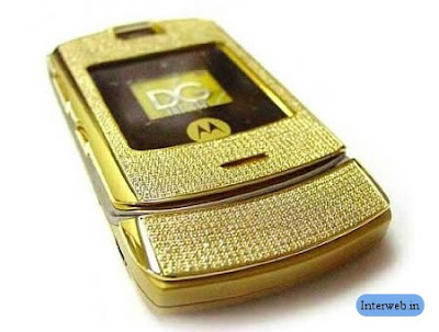 Diamonds: Diamonds Encrusted Mobile Phones